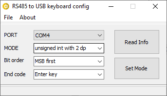 Model B000 : RS485 to usb keyboard | Uhandbook